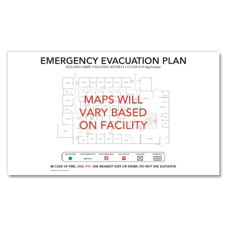 Custom Evacuation Maps | Evac Map Inserts | EvacuationPlans.com