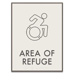 Area of Refuge Signage | EvacuationPlans.com