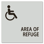 Area of Refuge Signage | EvacuationPlans.com