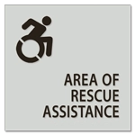 Area of Rescue Assistance Signs | EvacuationPlans.com