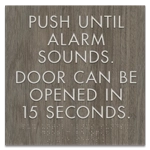 Delayed Egress Sign | Delayed Exit Door | EvacuationPlans.com