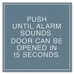 Delayed Egress Sign | Delayed Exit Door | EvacuationPlans.com