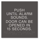 Delayed Egress Sign | Delayed Exit Door | EvacuationPlans.com