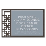 Delayed Egress Sign | Delayed Exit Door | EvacuationPlans.com