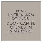 Delayed Egress Sign | Delayed Exit Door | EvacuationPlans.com