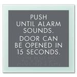 Delayed Egress Sign | Delayed Exit Door | EvacuationPlans.com