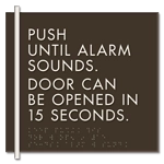 Delayed Egress Sign | Delayed Exit Door | EvacuationPlans.com