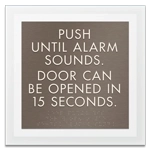 Delayed Egress Sign | Delayed Exit Door | EvacuationPlans.com