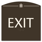 Contour Low Profile Exit & Stairs Signage | EvacuationPlans.com