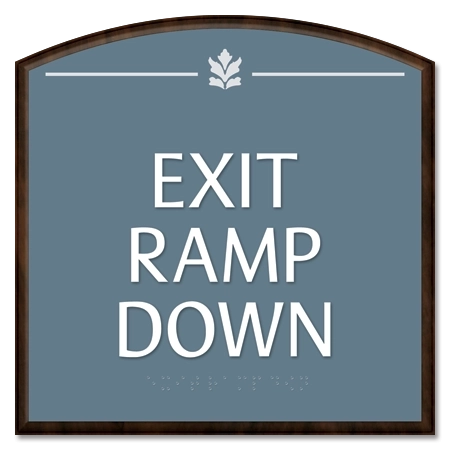 Contour Exit & Stair Signage | EvacuationPlans.com