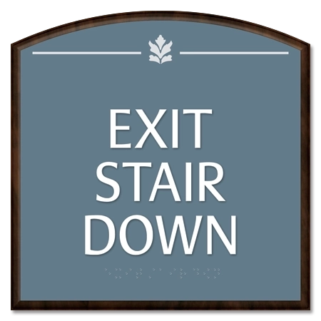 Contour Exit & Stair Signage | EvacuationPlans.com