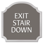 Florence Exit & Stairs Signage | EvacuationPlans.com