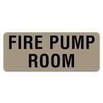 Fire Pump Room Signs | Fire Pump System | EvacuationPlans.com