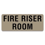 Fire Riser Room Signs | Sprinkler Riser Room | EvacuationPlans.com