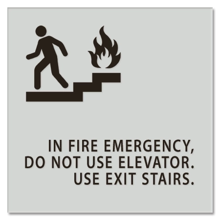 In Case of Emergency Signage | EvacuationPlans.com