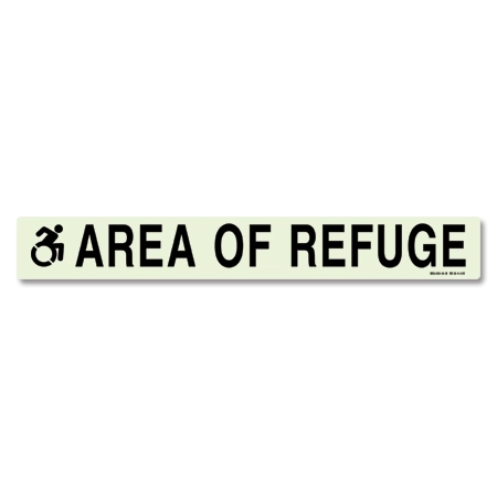 Illuminated Area of Refuge Sign | EvacuationPlans.com