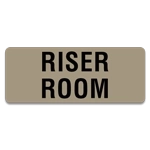 Fire Riser Room Signs | Sprinkler Riser Room | EvacuationPlans.com