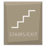 Stairwell Exit Signs | Signs for Exit Stairs | EvacuationPlans.com