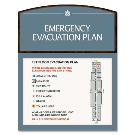 California Entrance Evacuation Maps | evacuationplans.com