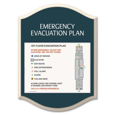 California Entrance Evacuation Maps | evacuationplans.com