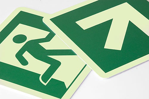 Green Running Man Signs | NFPA-PVC44-ISA-DYN | Not an Exit Sign | NFPA ...