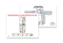 Room Evacuation Maps | Door Evac Map | EvacuationPlans.com