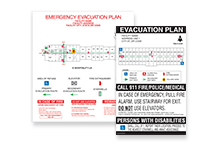 Room Evacuation Maps | Door Evac Map | EvacuationPlans.com