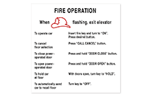Elevator Signage | Elevator Fire Signs | EvacuationPlans.com